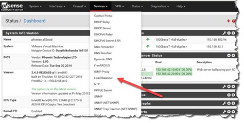 Firewall Pfsense Load Balancing Rootcz
