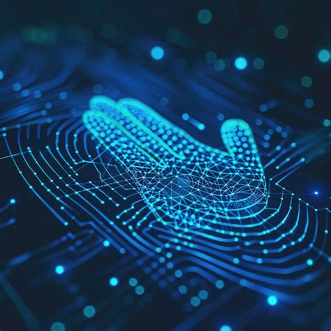 Premium Photo Authentication Login Or Cybersecurity Fingerprint And Secure Online Connection