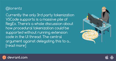 Lsp Currently The Only 3rd Party Tokenization Vscode Supports Is A Massive Pile Of Regex