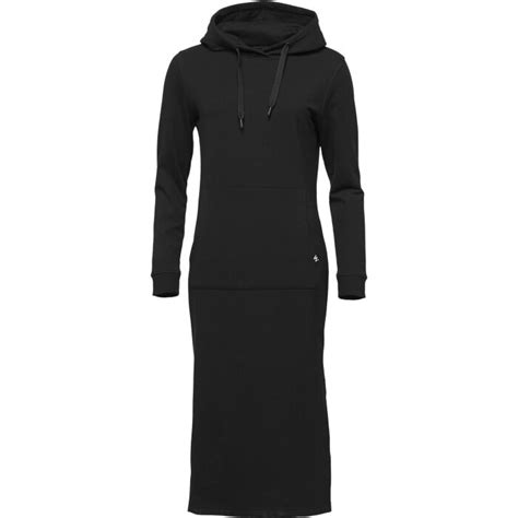 Willard Aniela Dámské Dlouhé Mikinové šaty černá Sportisimocz