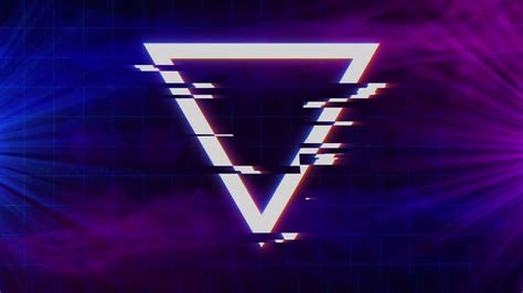 triangle synthwave vaporwave retrowave stock footage sbv 338827703