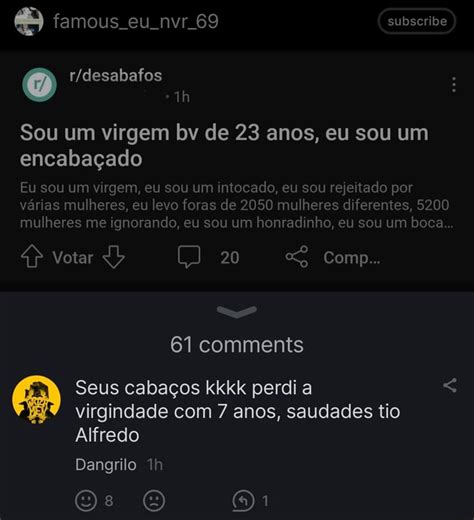 Famous Eu Nvr 69 Subscribe Sou Um Virgem Bv De 23 Anos Eu Sou Um