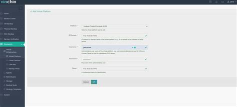 How To Backup And Restore Huawei Fusioncompute Vm In Vinchin Backup And Recovery Vinchin Backup