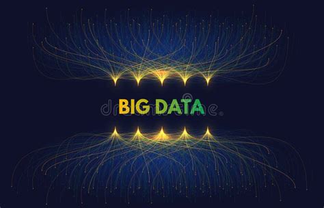 Big Data Streams Digital Technology Visualization Network Flow Order