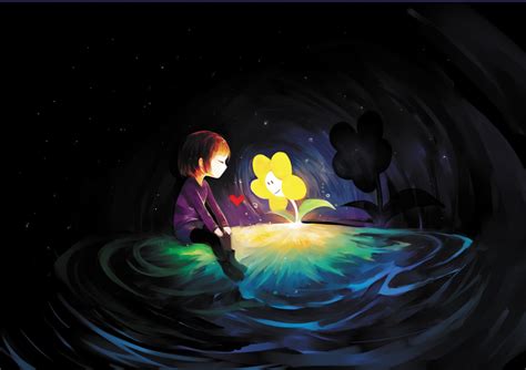 Flowey Flowey The Flower Sans Frisk Chara Undertale