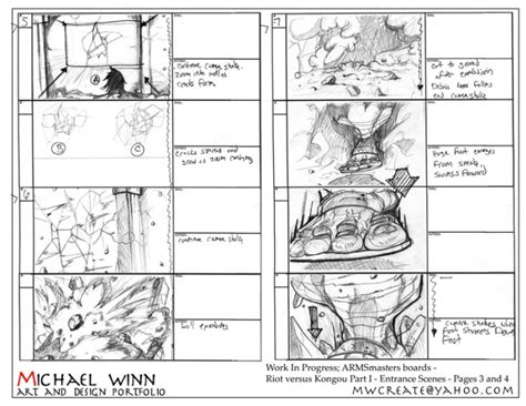 Storyboard And Layout Design By Michael Winn At Coroflot