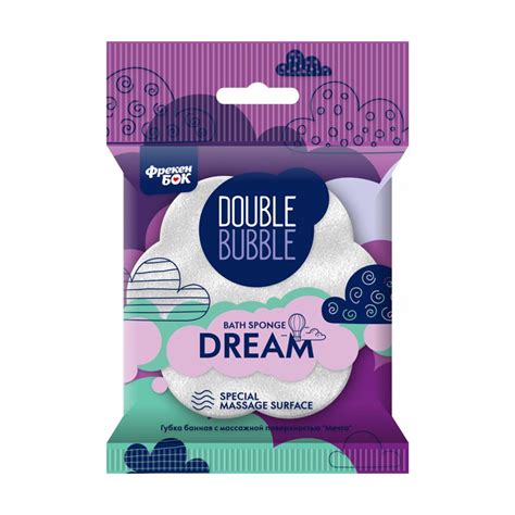 Губка банная Фрекен Бок с массажной поверхностью Мечта купить в интернет магазине Eva
