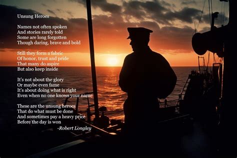 Unsung Heroes Sailor Memorial Poem Printable Etsy