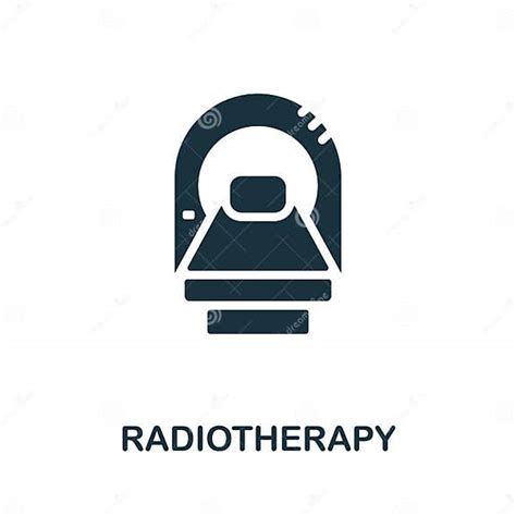 Radiotherapy Icon Monochrome Simple Element From Therapy Collection