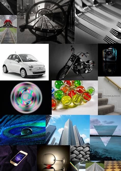 Geometric Shape Mood Board Unit 13 Thinking Geometric