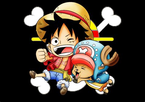 Chibi Luffy And Chopper By Phantomred17 On Deviantart