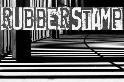 Rubberstamp Font