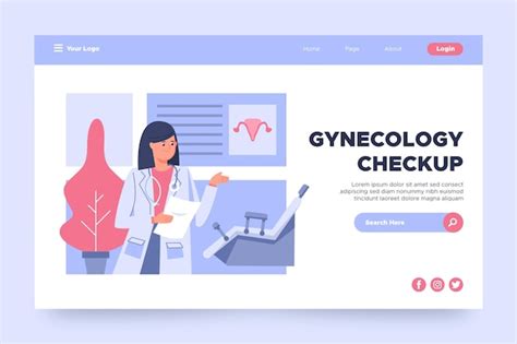 Free Vector Gynecology Checkup Home Page