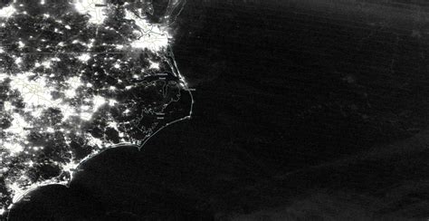 A View Of The Outer Banks Blackout From Space Obxblackout