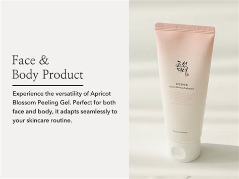 Beauty Of Joseon Apricot Blossom Peeling Gel 100ml Exfoliate Gently