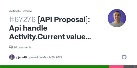 Api Proposal Api Handle Activity Current Value Changes Issue Dotnet Runtime Github