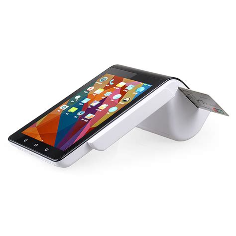 Dual Screen Android G POS Terminal Barcode Scanner NFC Reader With SIM Card POS Terminal With