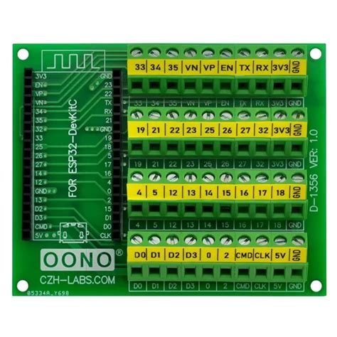 screw terminal block breakout module board for esp32 devkitc £15 94
