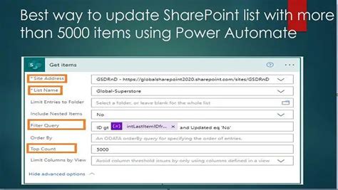 Update Sharepoint List With More Than 5000 Items Archives Global