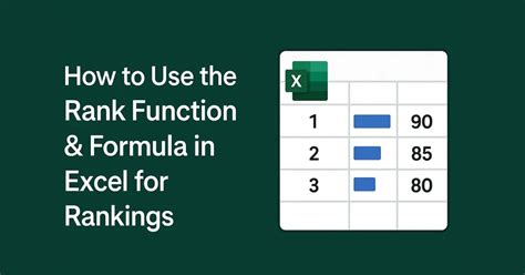 Rank Formula In Excel Easy Guide To Use Rank Function
