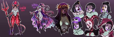 Rule 34 1girls Absurd Res Areolae Bangs Black Hair Black Nose Breasts Character Sheet Clown