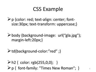 Css Mod PPT