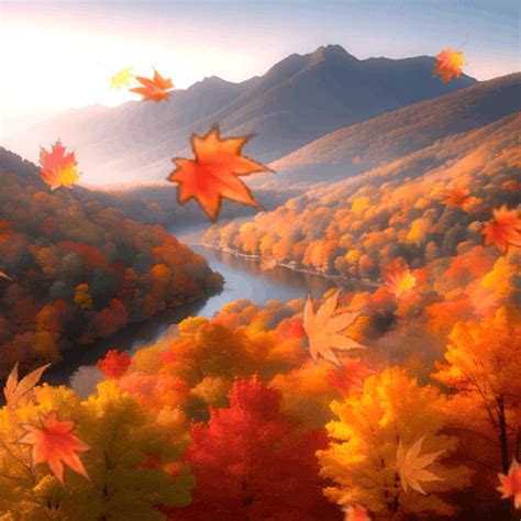 Autumn Leaves Falling 