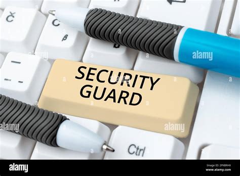 Writing Displaying Text Security Guard Word For Tools Used To Manage Multiple Security