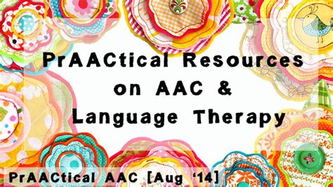 Praactical Resources On Aac And Language Therapy Praactical Aac
