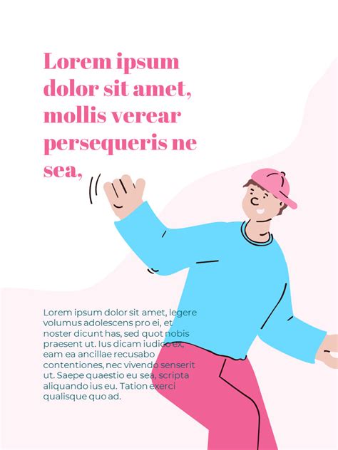 Active Spring Theme Illustration Template Powerpoint Ppt