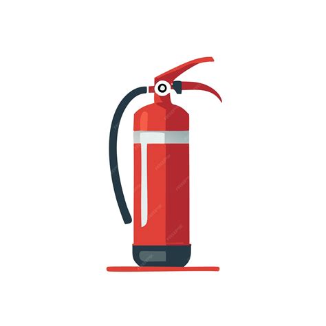 Extintor Vectorial Vector Premium Generado Con Ia