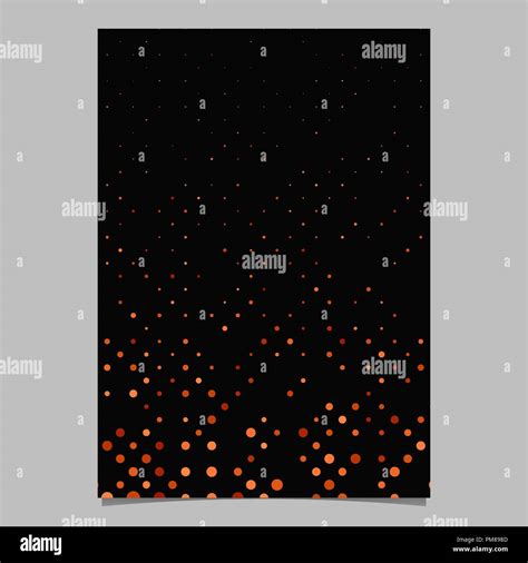 Red Abstract Dot Pattern Brochure Background Vector Stationery Design