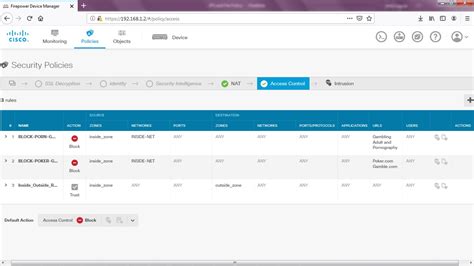 My Network Security Journal Configuring Cisco Ftd Malware File And Ips Policy Via Fdm