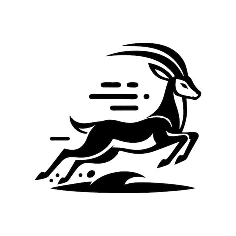 Premium Vector Springbok Logo Vector Springbok Vector Illustration
