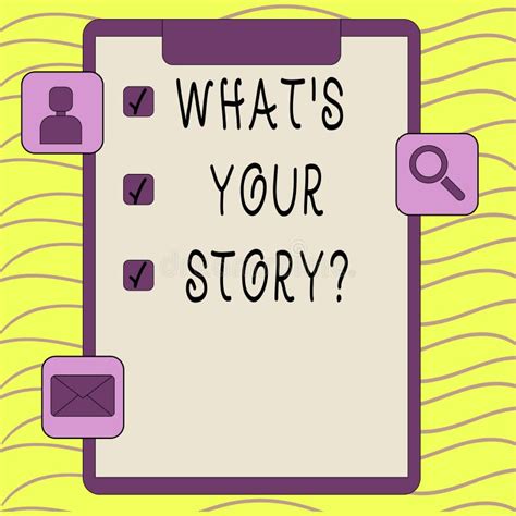Word Writing Text What S Your Storyquestion Business Concept For