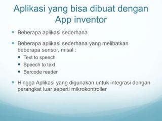 Pengenalan Mit App Inventor PPTX
