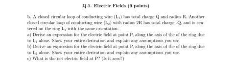 solved b a closed circular loop of conducting wire l1 has