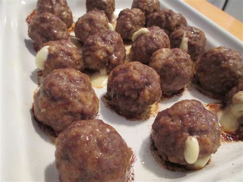 So What Are You Making For Dinner Cheesy Stuffed Meatballs And Farro