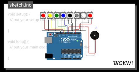 Mini Piano Wokwi Esp32 Stm32 Arduino Simulator