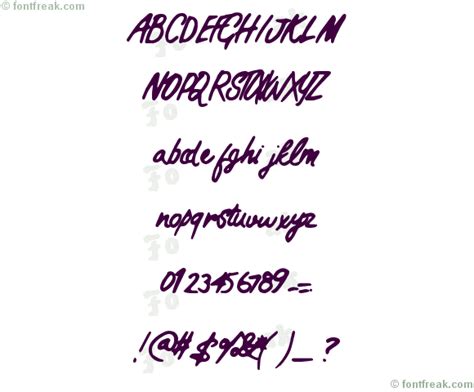 font freak practicalscript by xerographer fonts