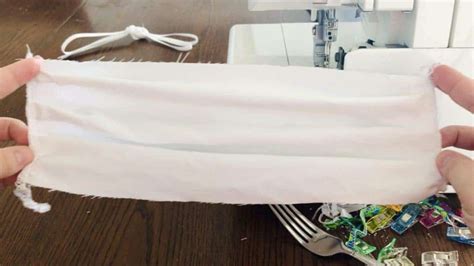 Easy Face Mask On A Serger With Nose Wire And Filter Pocket