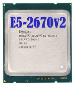 Процессор Intel Xeon E5-2670v2 2.5-3.3 GHz, 10 ядер, 25M кеш, LGA2011