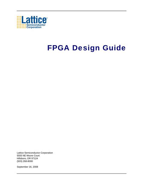 Pdf Fpga Design Guide V72 Dokumentips