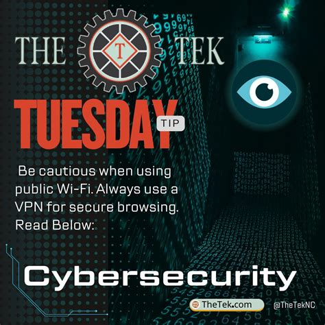 Cybersecurity Tuesdaytips Thetek Stayprotected Vpn Nonprofit… The Tek