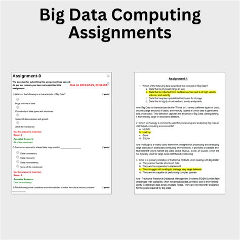 Big Data Computing Assignments Nptel Hub