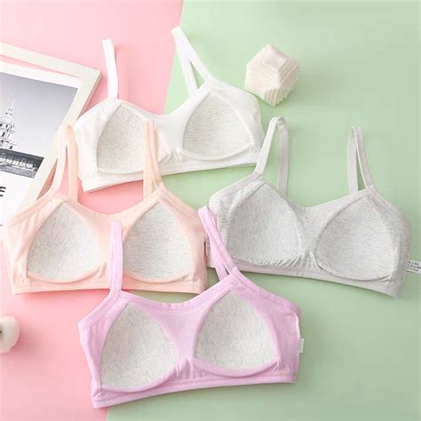 Wireless Padded Bra For Puberty Girls Bra For Middle School And High