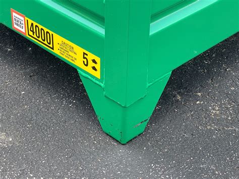 Half Drop Door Corrugated Steel Bulk Container