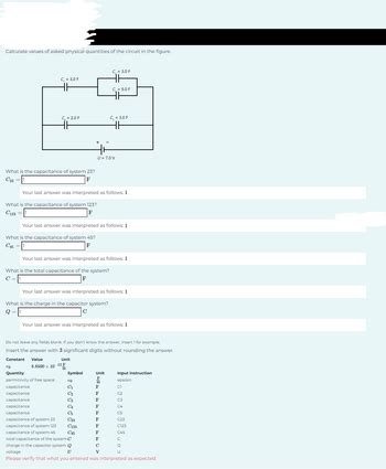 Answered Alculate Values Of Asked Physical Quantities Of The Circuit