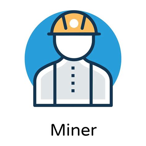 Trendy Miner Concepts 16106685 Vector Art At Vecteezy