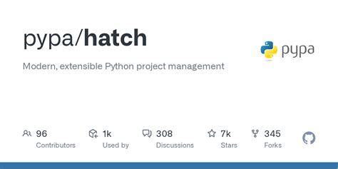 Github Pypahatch Modern Extensible Python Project Management
